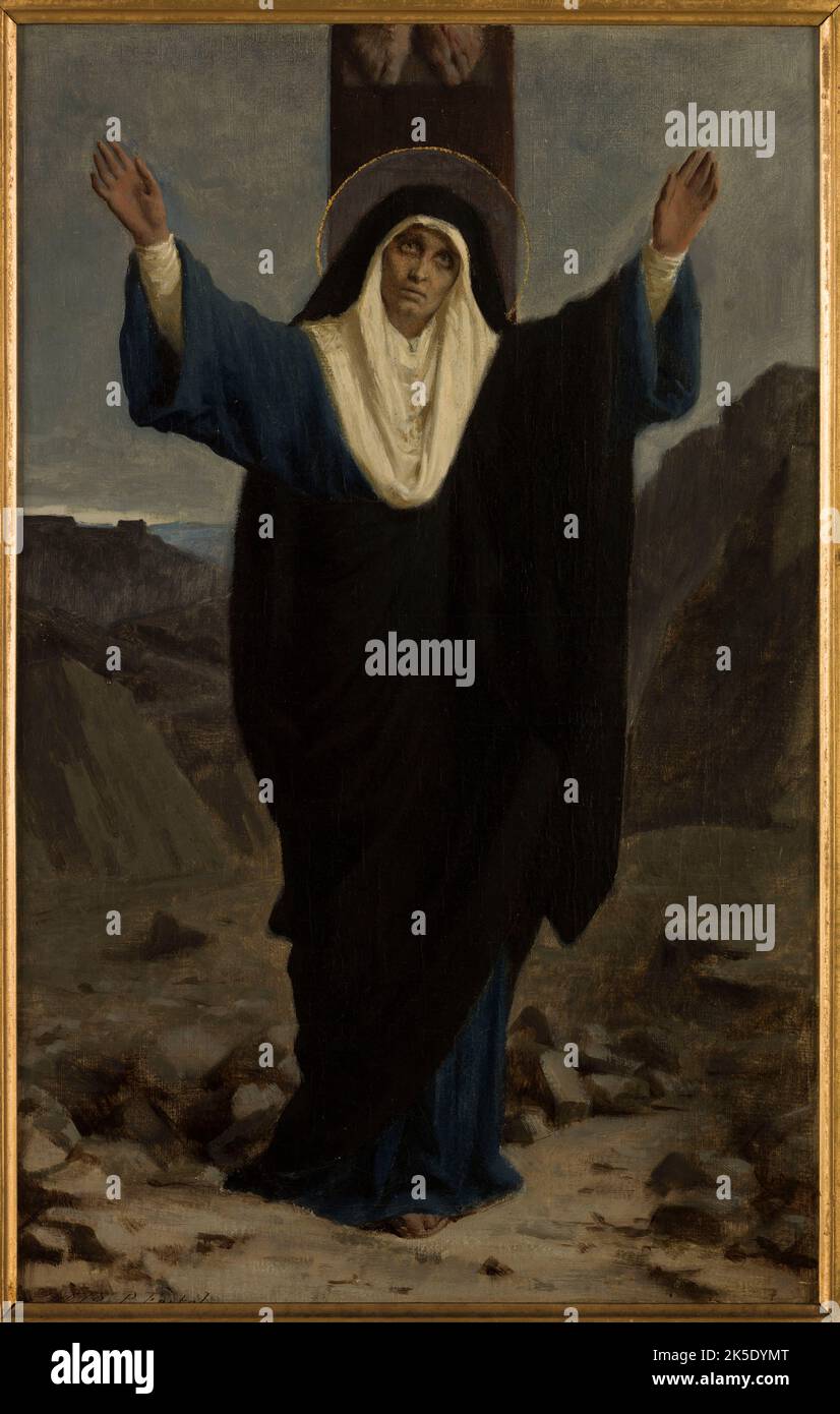 Mary grieving hi-res stock photography and images - Alamy