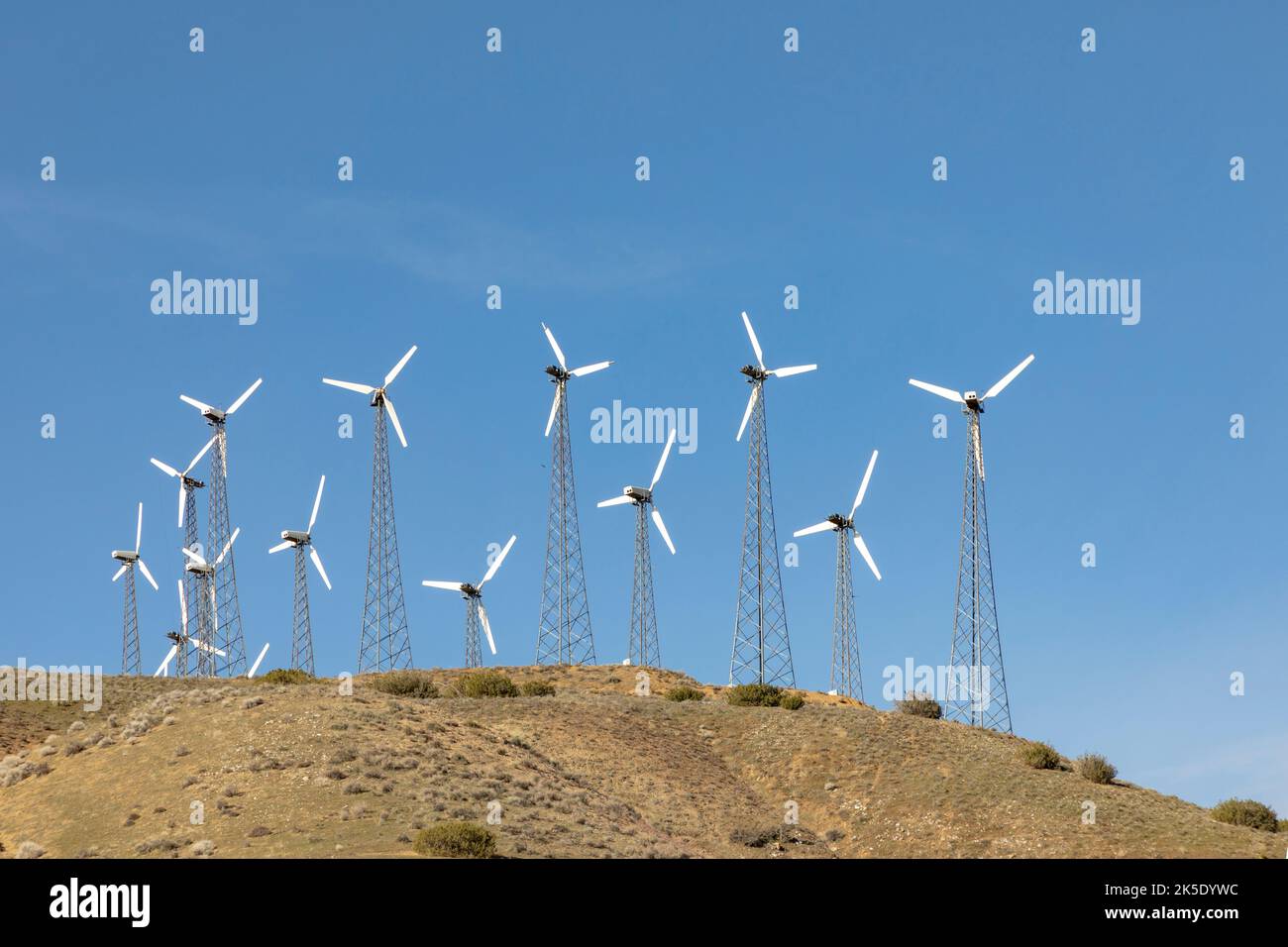 wind energy for producing electricity i California, USA covers a huge ...