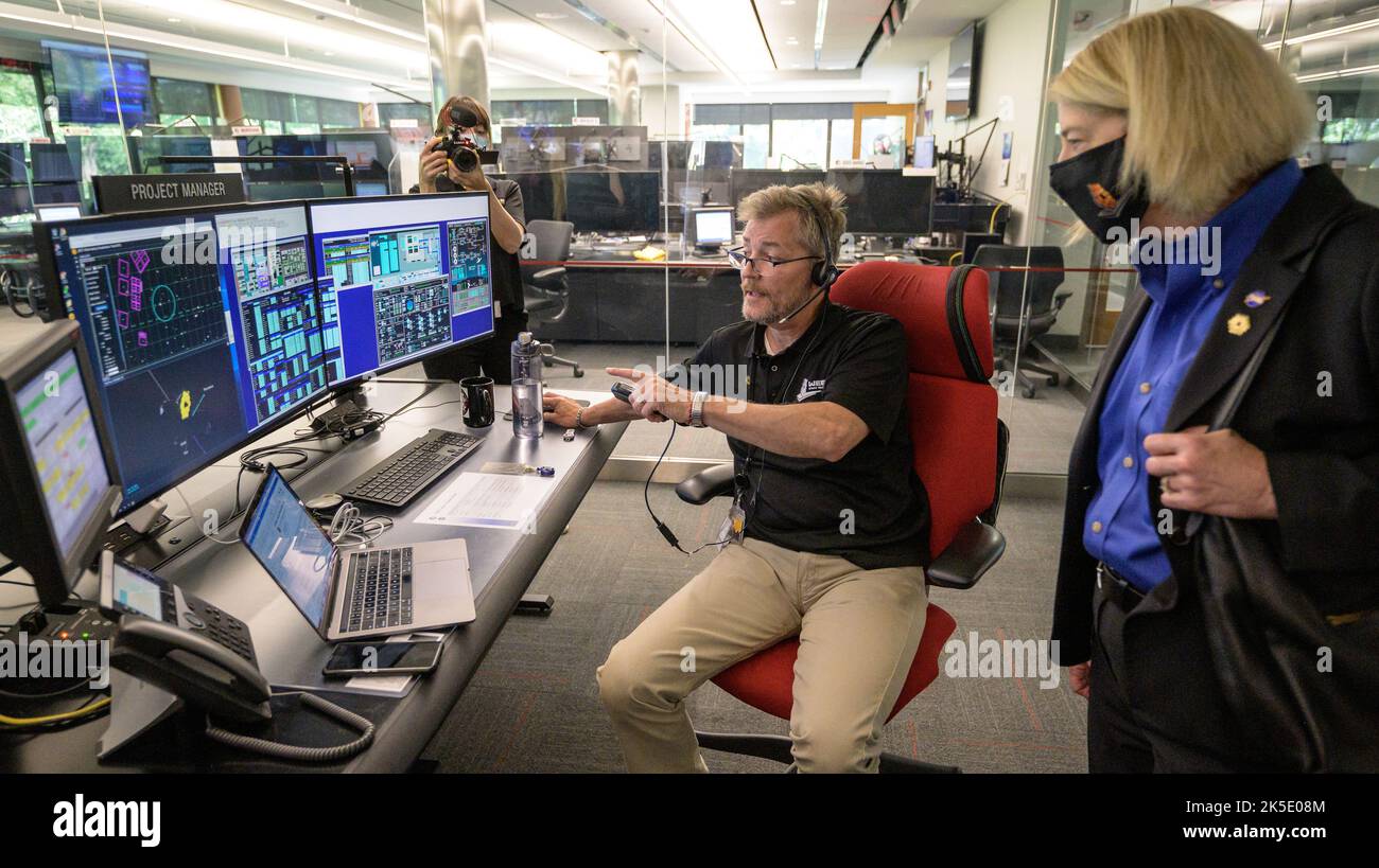Pam Melroy and Jon Gardner toured the James Webb Space Telescope ...