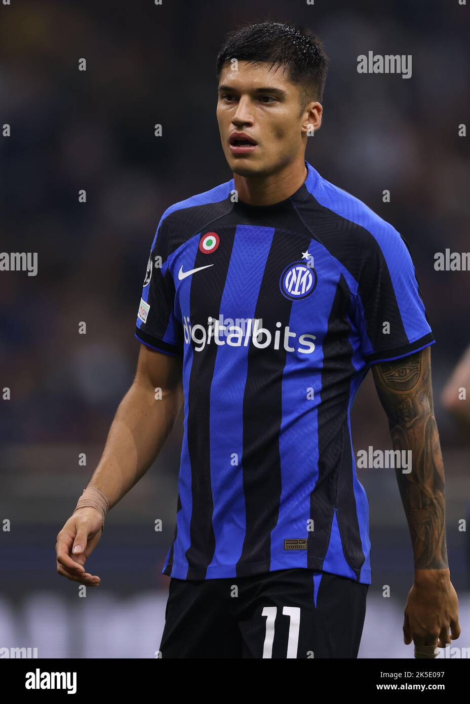 Milan, Italy, 4th October 2022. Joaquin Correa of FC Internazionale ...