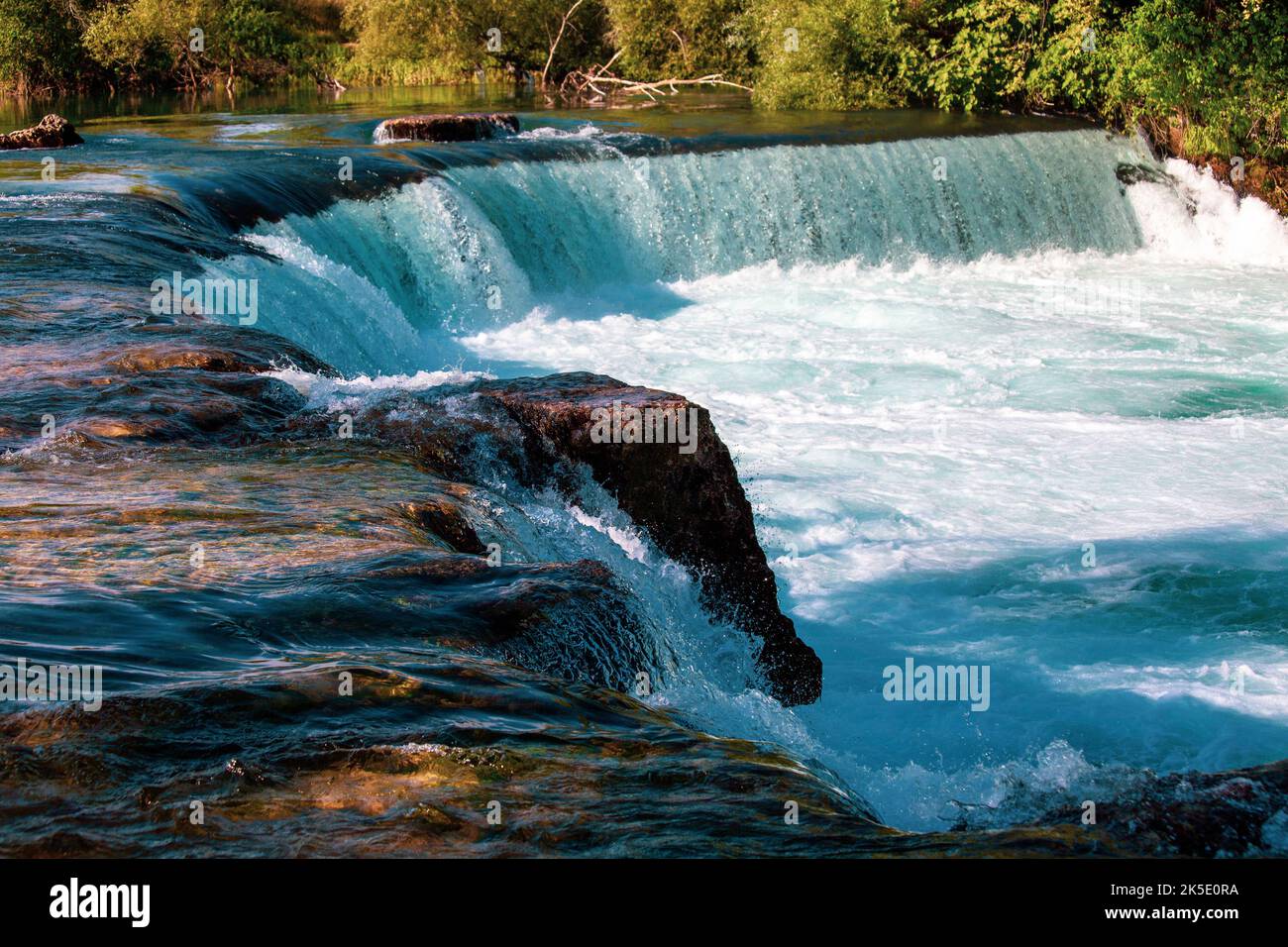 Manavgat waterfall in Antalya - Turkey Stock Photo - Alamy