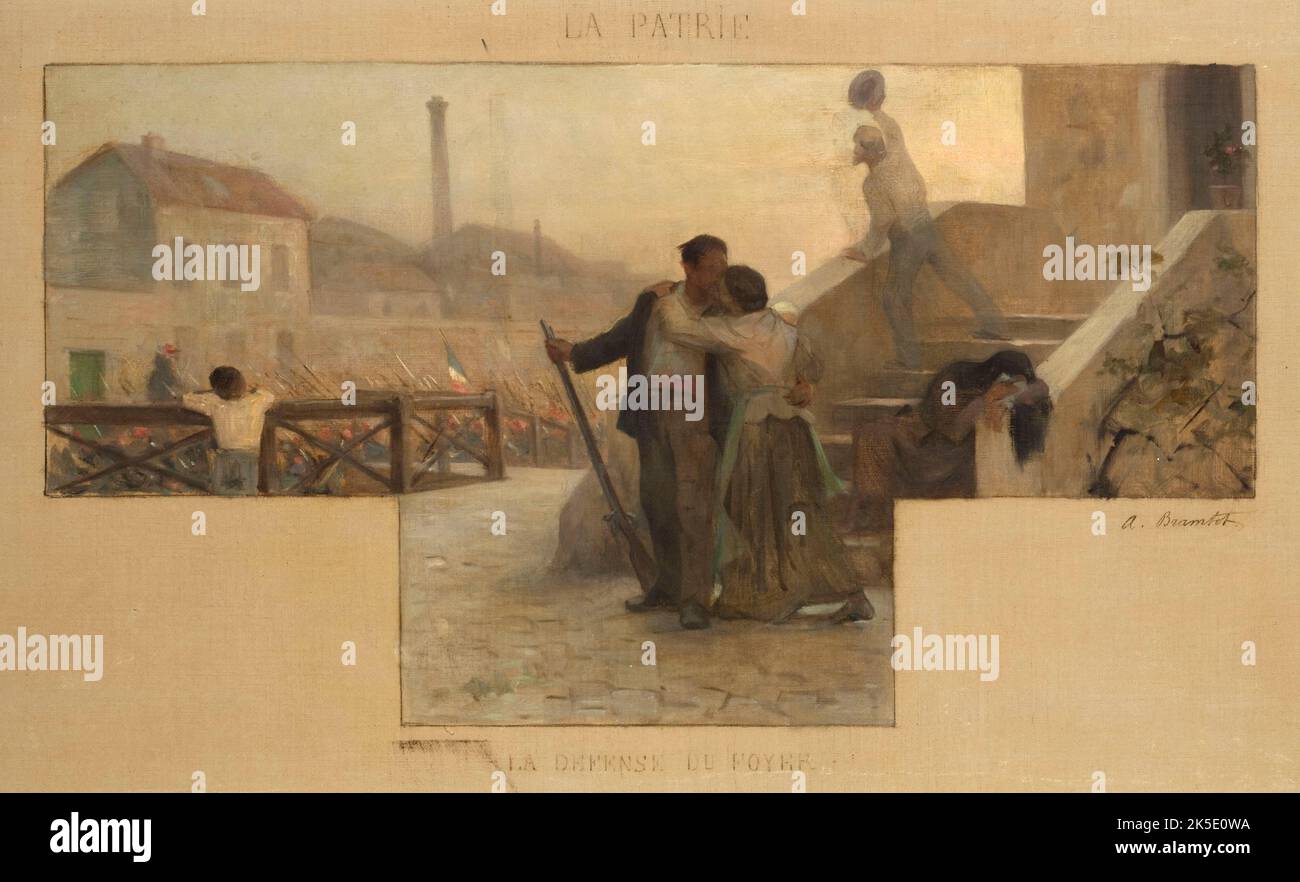 Esquisse pour la salle des mariages de la mairie d'Arcueil-Cachan : La ...