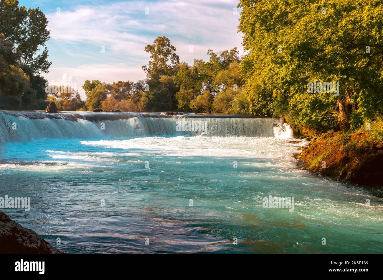 Manavgat waterfall in Antalya - Turkey Stock Photo - Alamy
