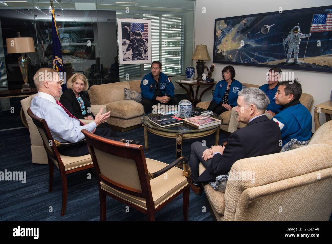 From left to right, NASA Administrator Bill Nelson, NASA Deputy ...
