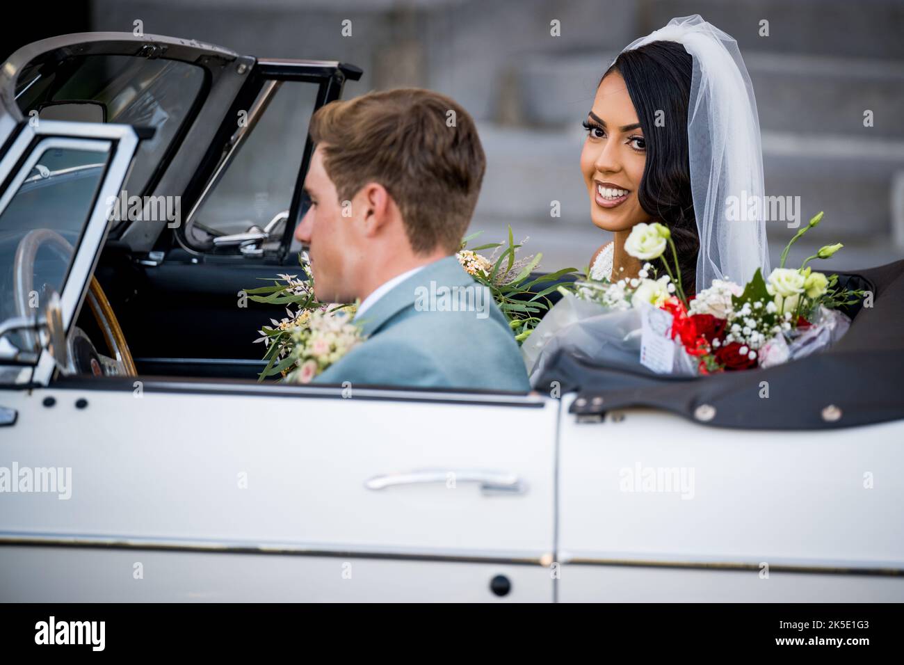 Evenepoel's partner Oumaima Oumi Rayane and Belgian Remco Evenepoel ...