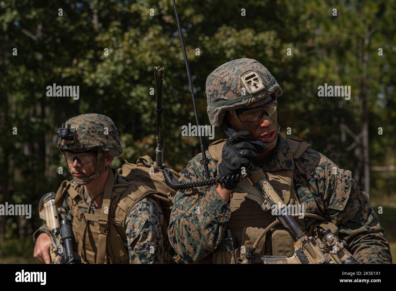 U.S. Marines with 1st Battalion, 6th Marine Regiment, 2d Marine ...