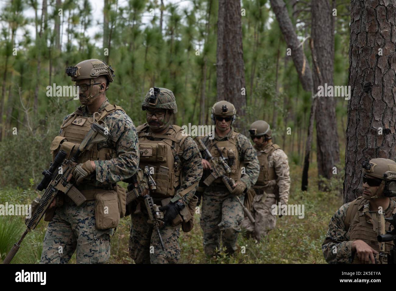 U.S. Marines with 1st Battalion, 6th Marine Regiment, 2d Marine ...