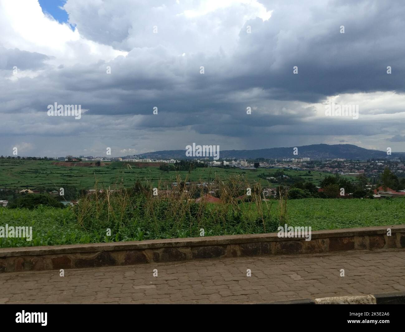 A cloudy day in Kigali, Rwanda, Africa Stock Photo - Alamy