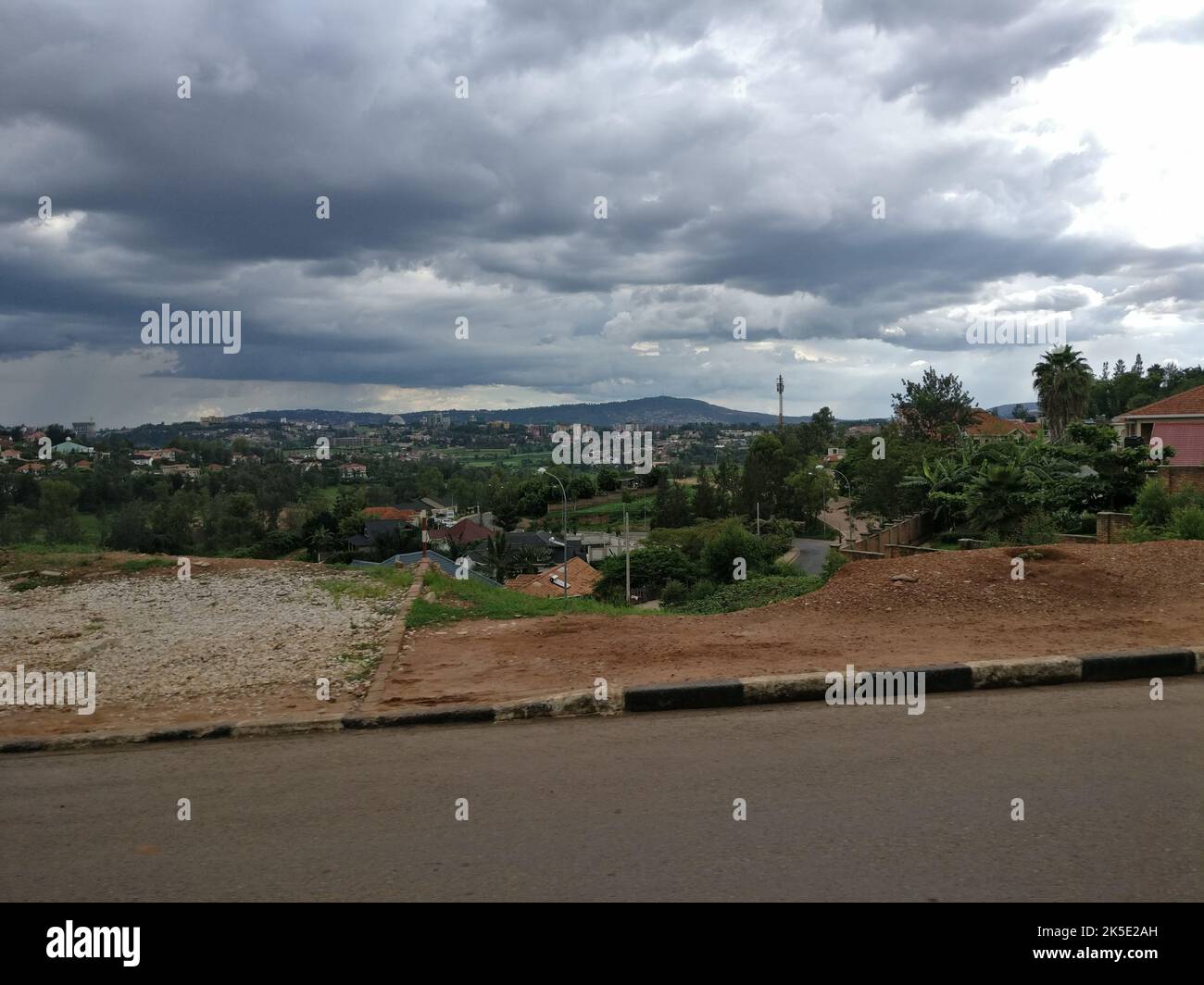 A cloudy day in Kigali, Rwanda, Africa Stock Photo - Alamy