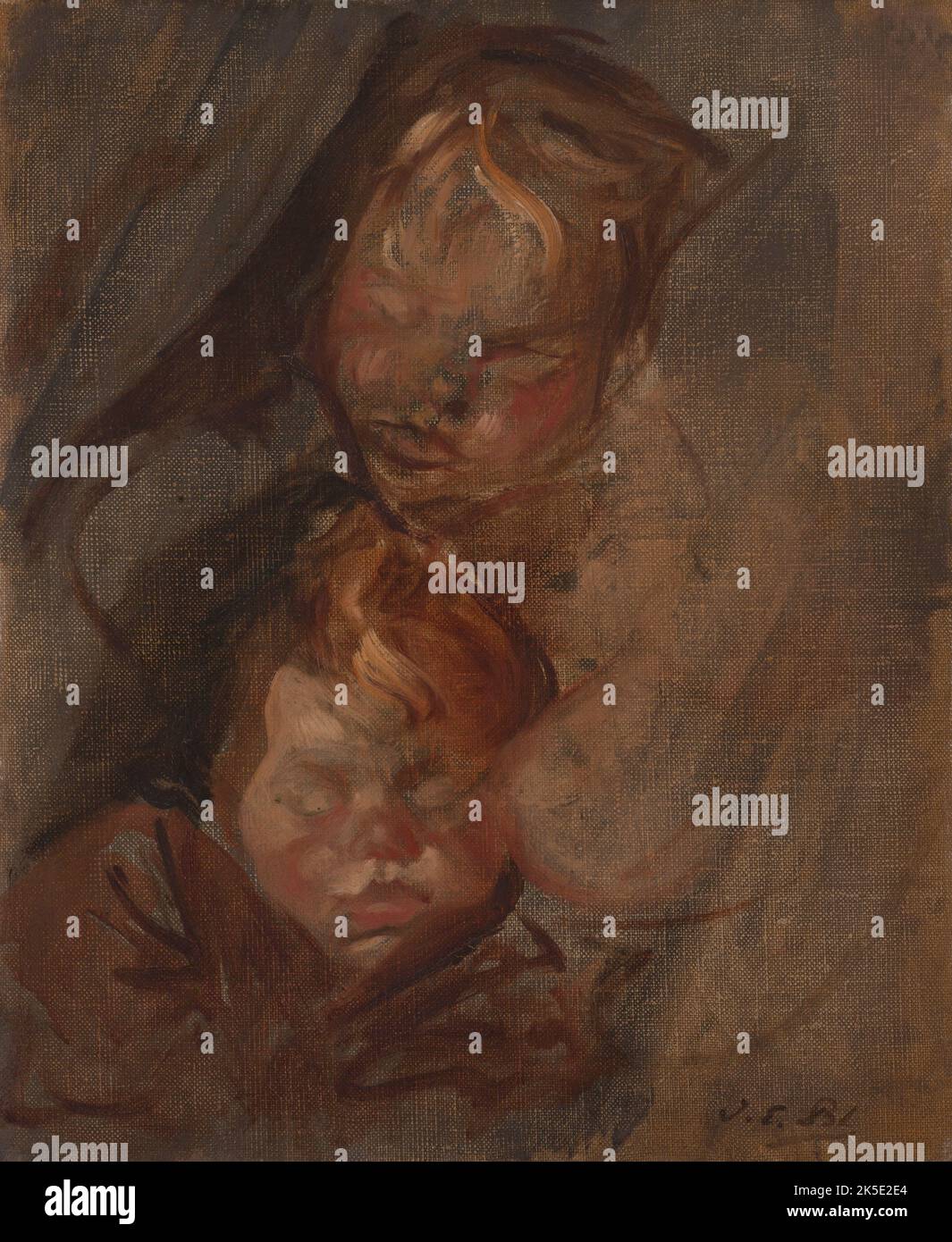 Têtes d'enfants, 1896. Heads of children Stock Photo - Alamy