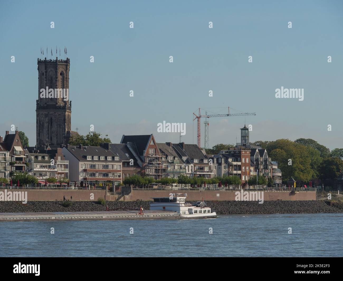 the city of Emmerich at the rhine river Stock Photo - Alamy