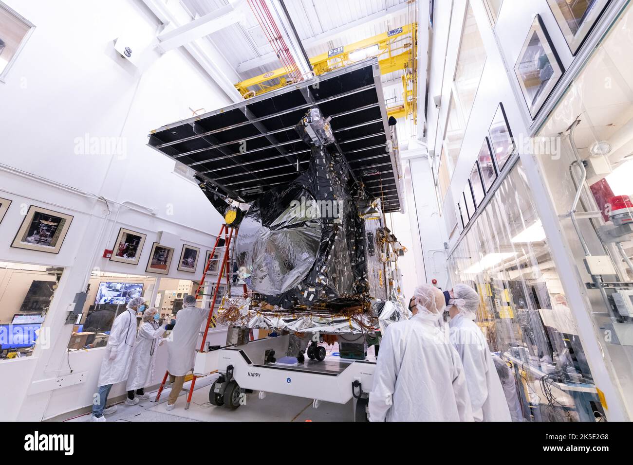 NASA's Psyche spacecraft is seen in early 2022 on its way to the vacuum ...