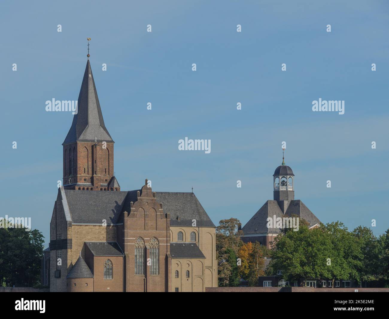 the city of Emmerich at the rhine river Stock Photo - Alamy
