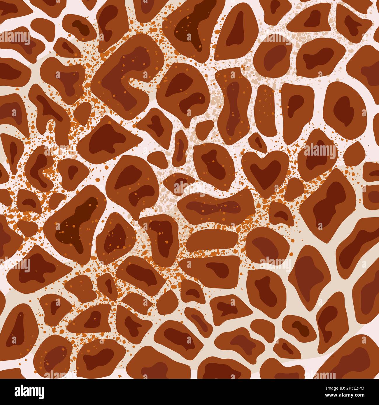 Abstract animal pattern with Giraffe skin texture Stock Vector Image ...