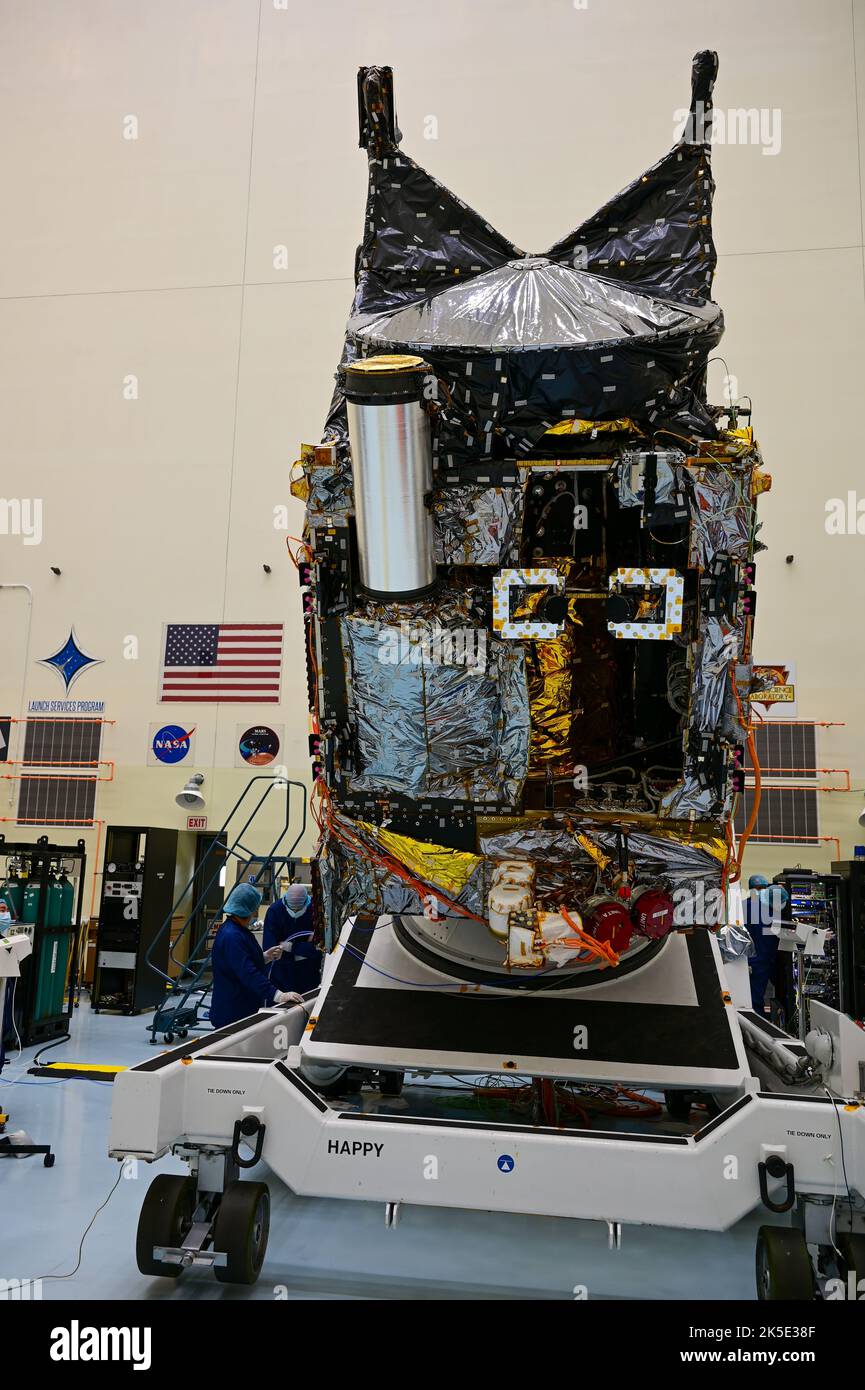 During prelaunch processing at Kennedy Space Center, NASA’s Psyche ...
