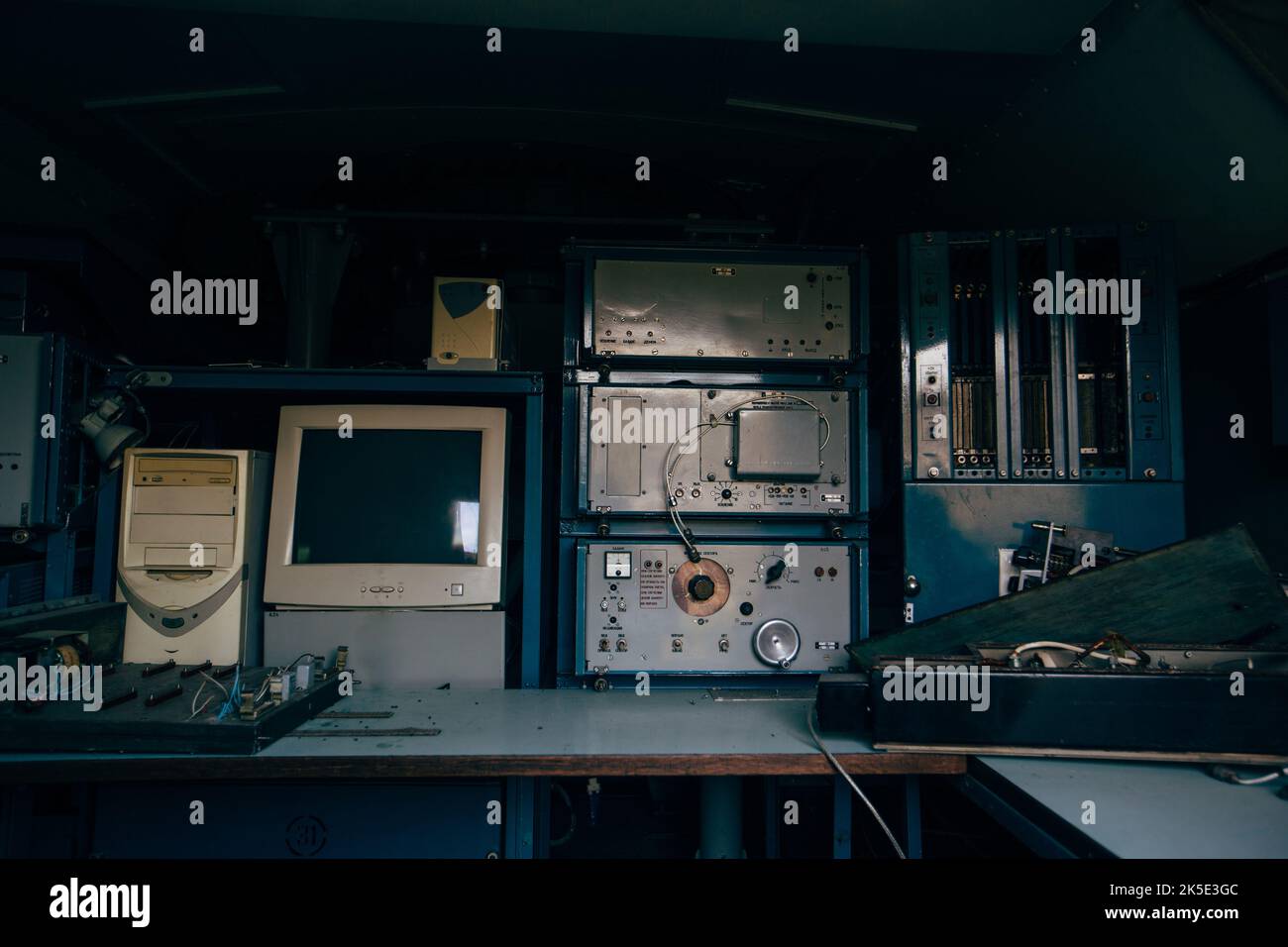 Old military radio communication equipment Stock Photo - Alamy