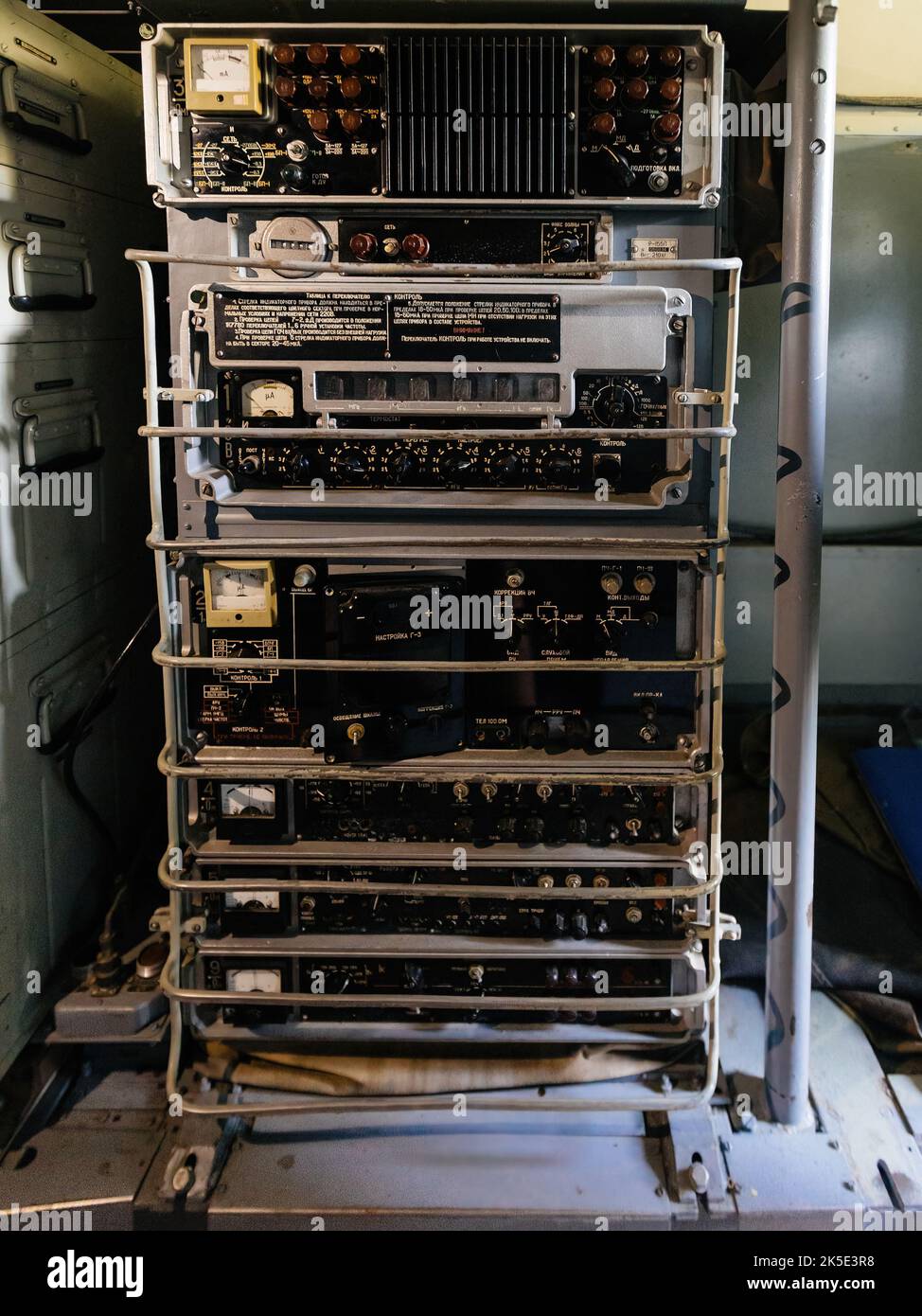 Old military radio communication equipment Stock Photo - Alamy