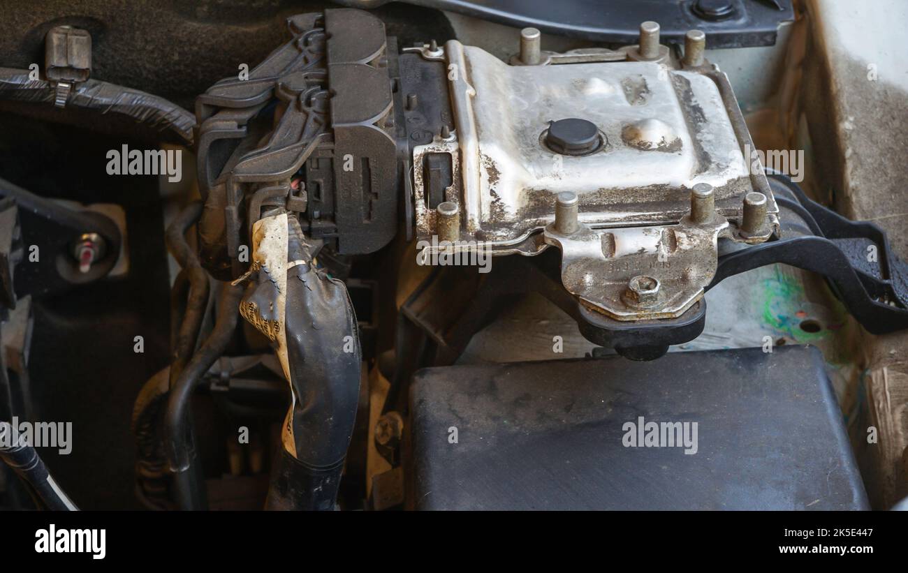 Close up part of a modern car Stock Photo - Alamy