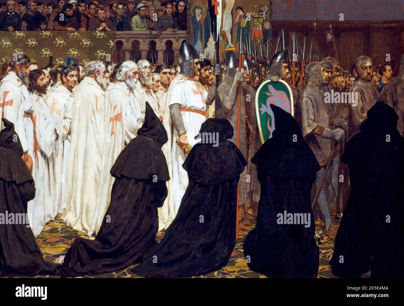 Praying monks medieval hi-res stock photography and images - Alamy