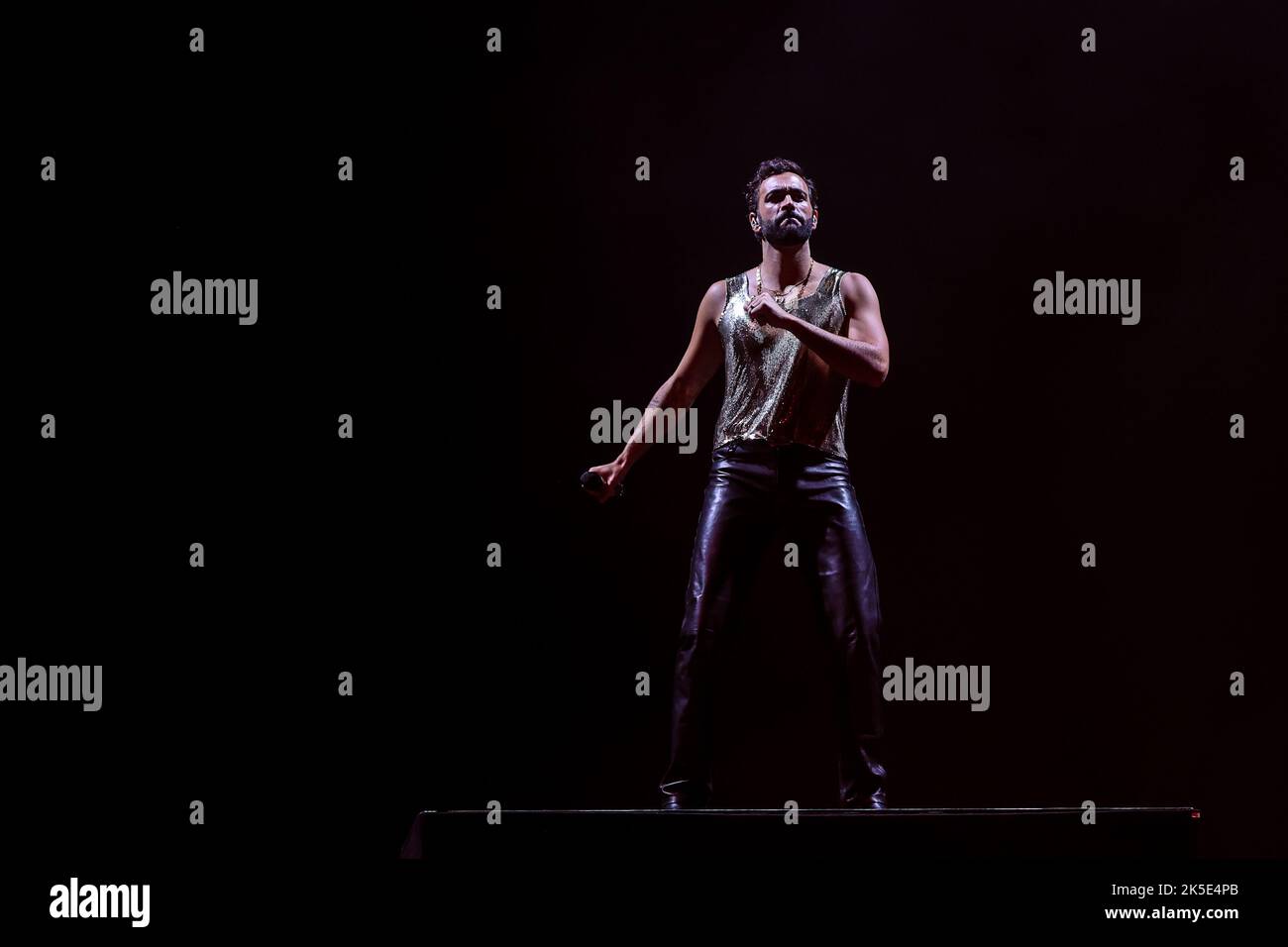 Assago, Italy. 07th Oct, 2022. Marco Mengoni performs live on stage at ...