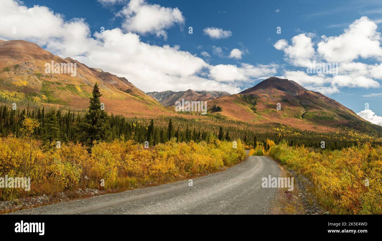 Wrangell mountain and taiga hi-res stock photography and images - Alamy