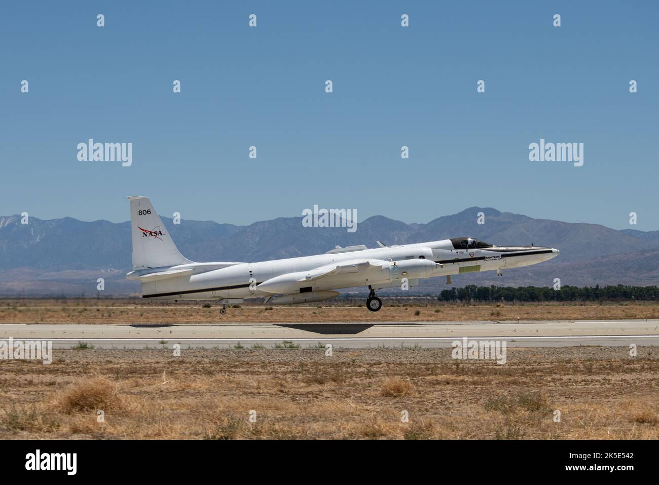 NASA’s ER-2 high altitude aircraft takes off from Armstrong Flight ...