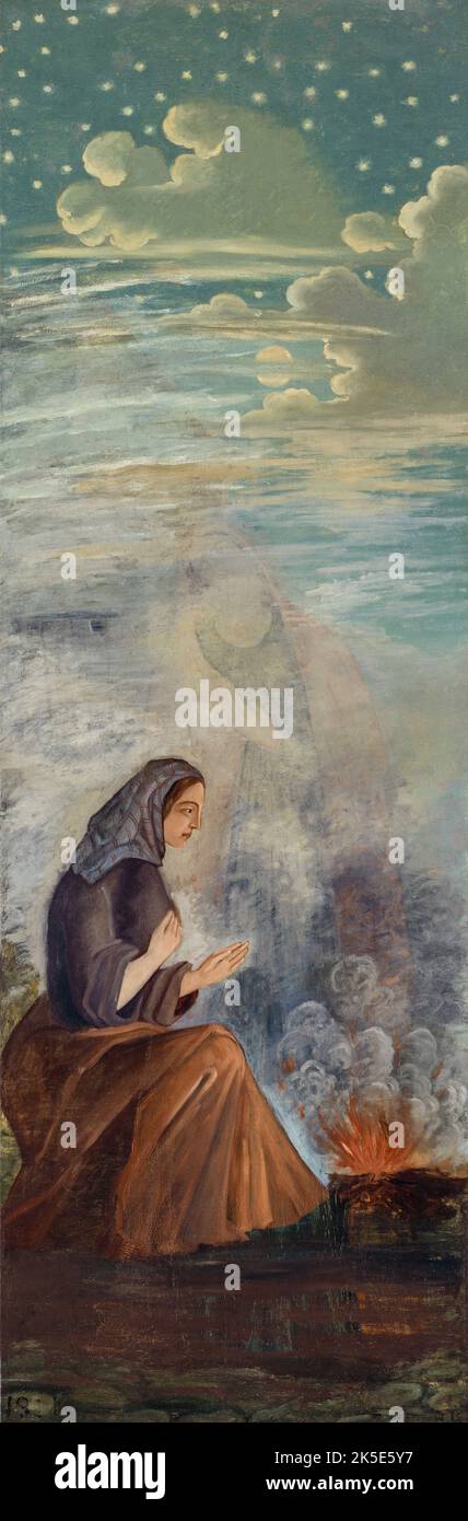 Les quatre saisons - L'hiver, c.1860. The allegory of winter is ...