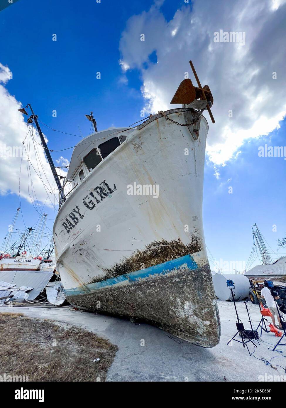 Photos show damaged shrimp boats and debris in the aftermath of ...
