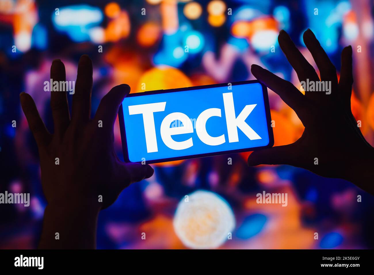In this photo illustration, the Teck Resources Limited logo is ...
