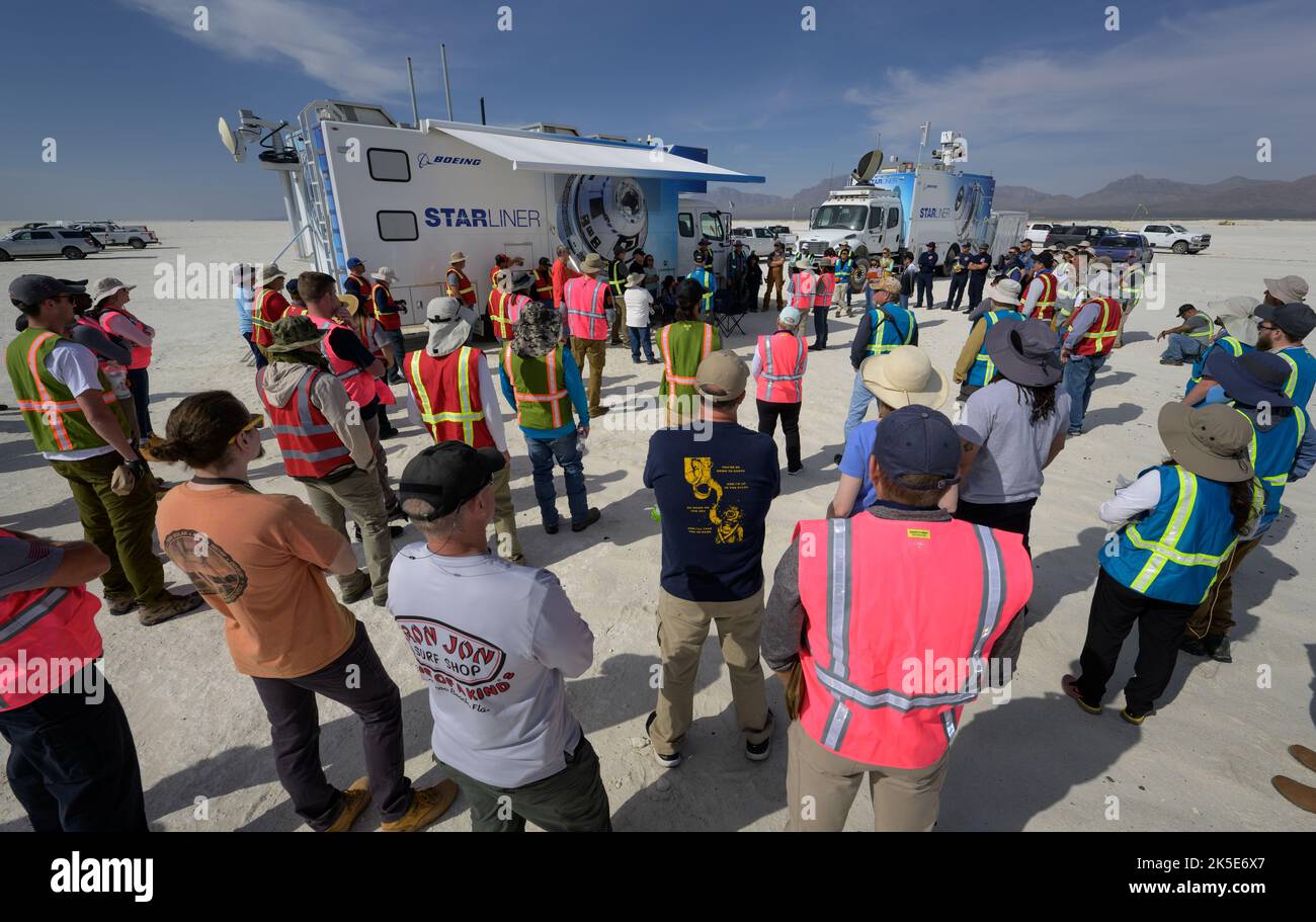 Boeing and NASA conduct a mission dress rehearsal for the landing of ...