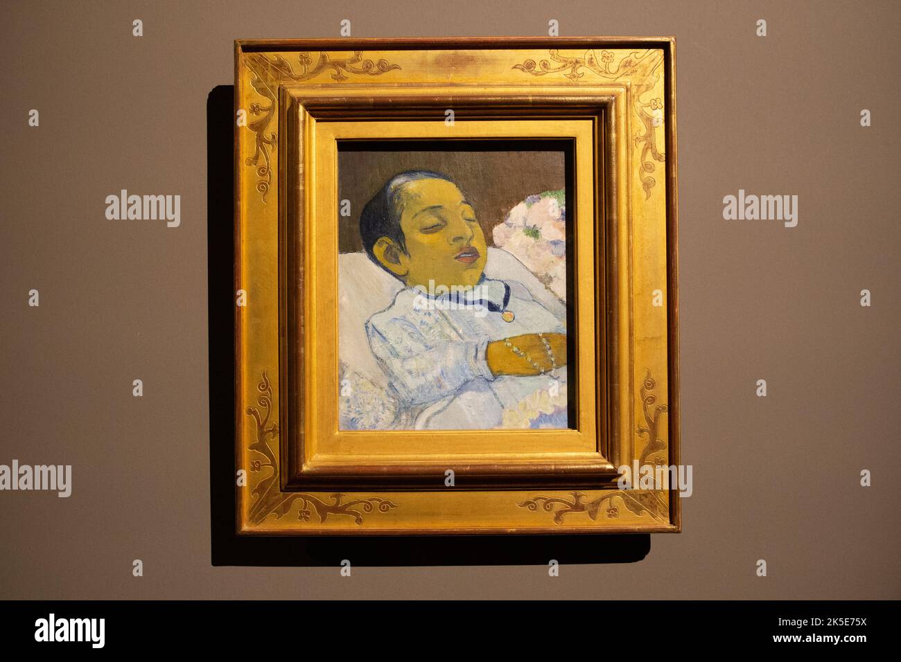 Rome, Italy. 07th Oct, 2022. "Atiti" by Paul Gauguin" exhibited in the ...