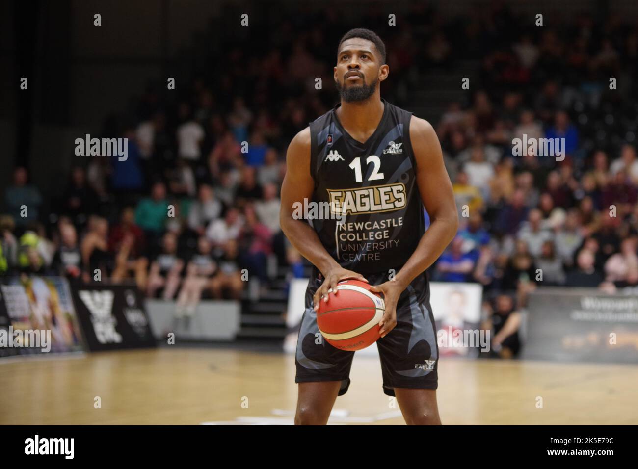 Newcastle, UK. 7 October 2022. Duke Shelton playing for Newcastle ...