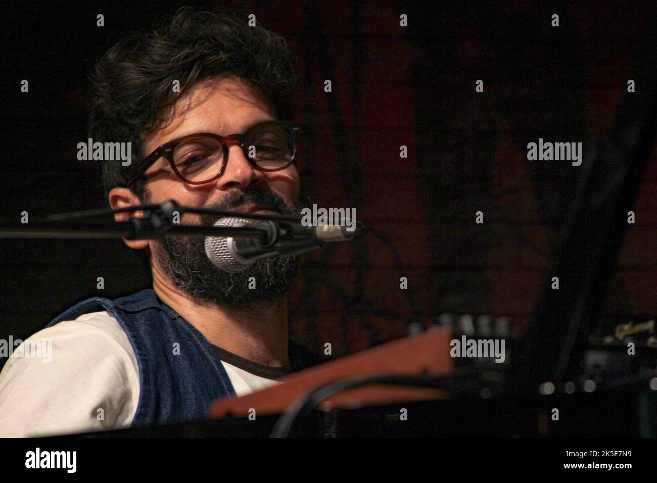 Rome, Lazio, Italy. 6th Oct, 2022. Diego Caravano, ex-Neri Per Caso at the Boogie Club with his ...