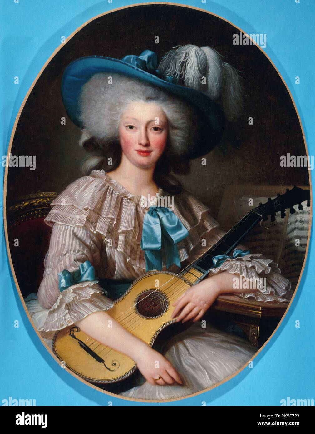 Portrait of Félicité-Louise de Frézals (1765-1854), born Esmangard de ...