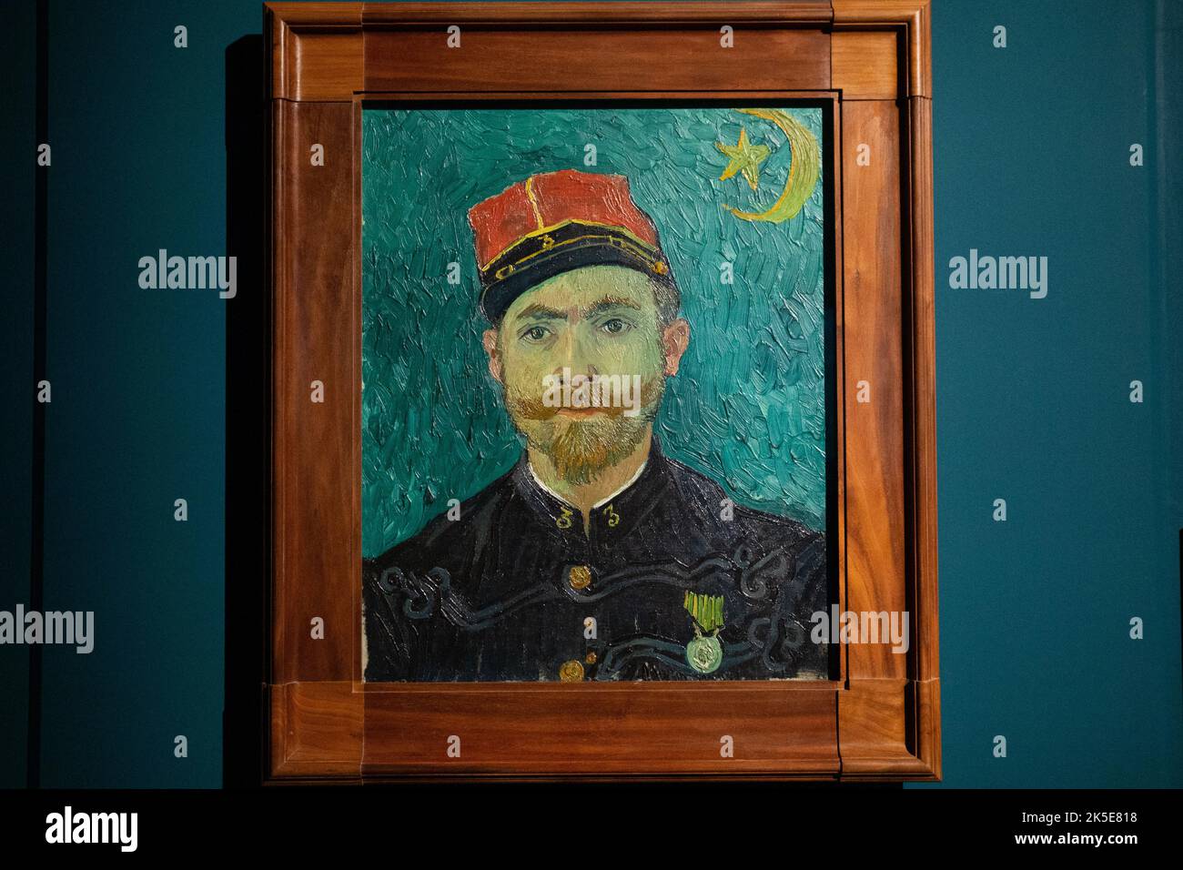 "The Lover (portrait of Lieutenant Milliet" by Vincent Van Gogh ...