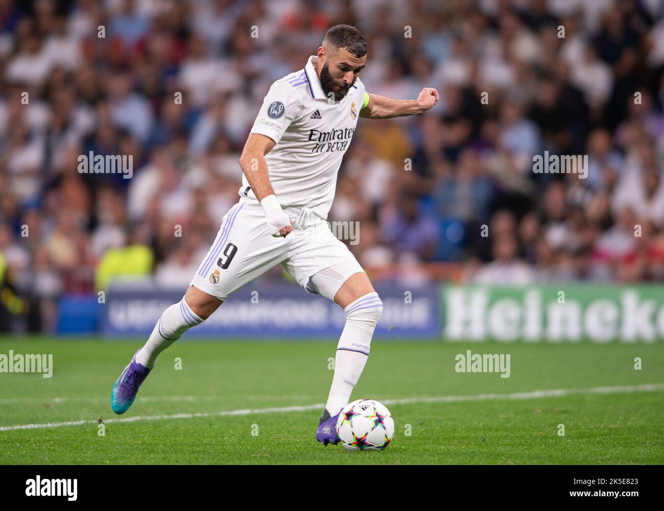5th October 2022; Stadium Santiago Bernabeu, Madrid, Champions League ...