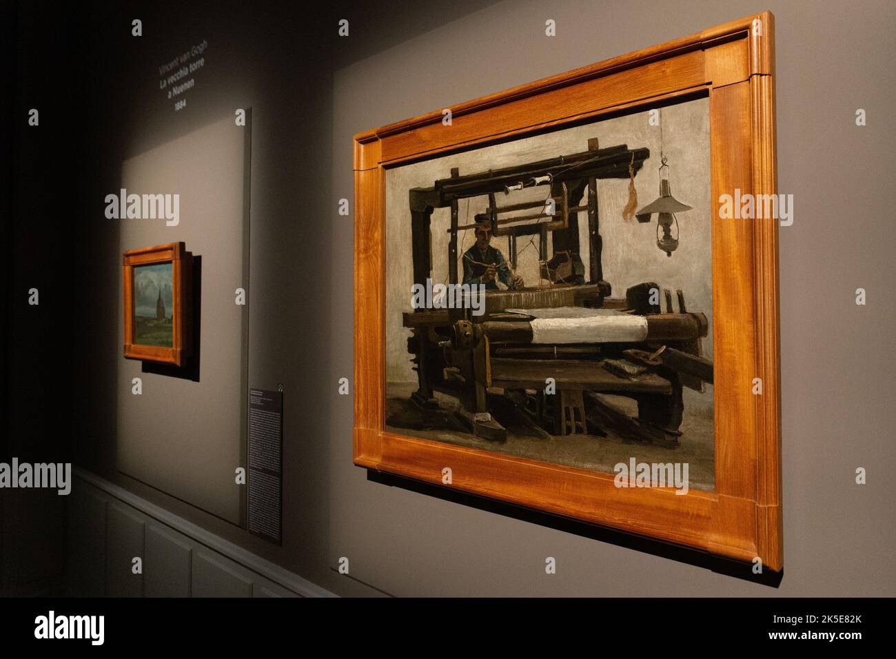 "Loom with weaver" by Vincent Van Gogh exhibited in the exhibition "Van ...