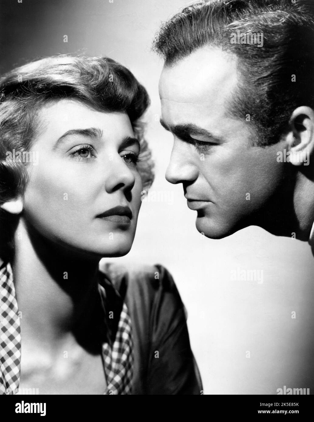 Betsy Drake, Mark Stevens, on-set of the Film, "Dancing In The Dark", 20th Century-Fox Stock ...
