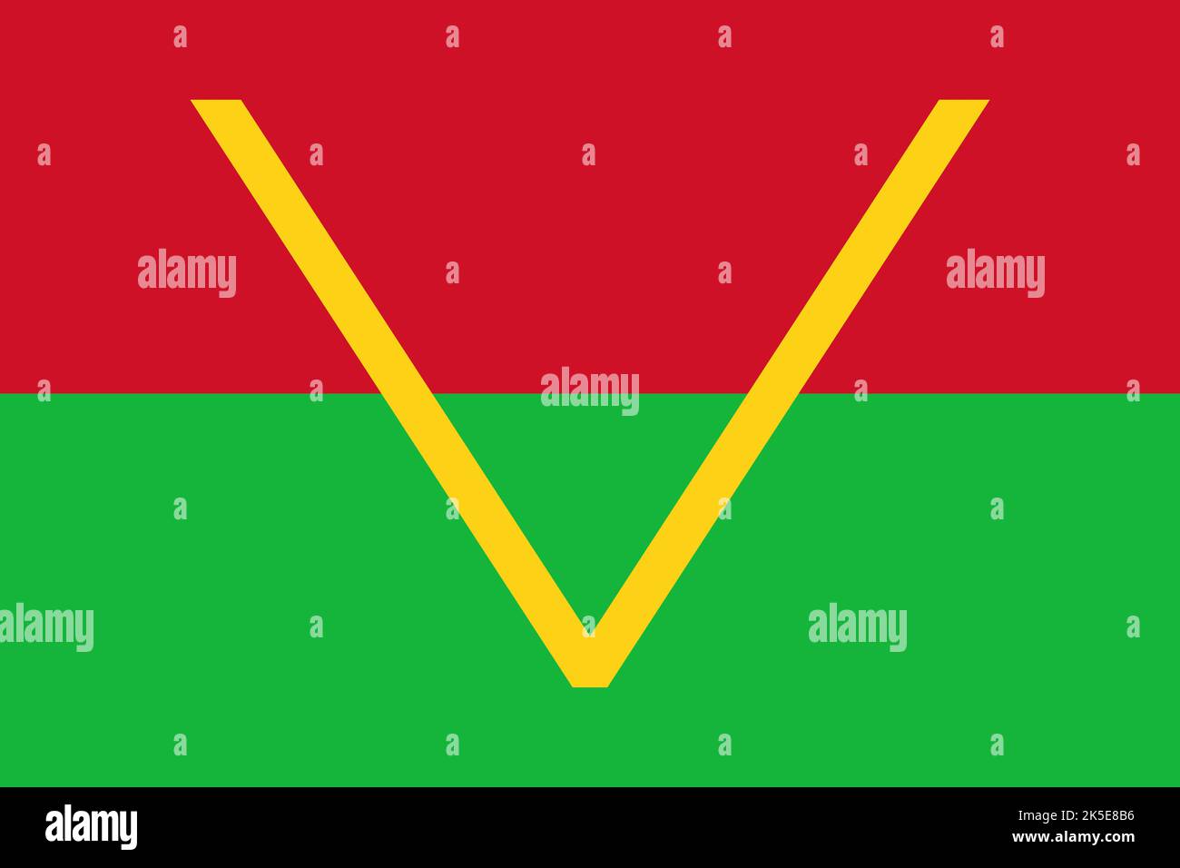 flag of South Kasai, africa. flag representing extinct country, ethnic ...