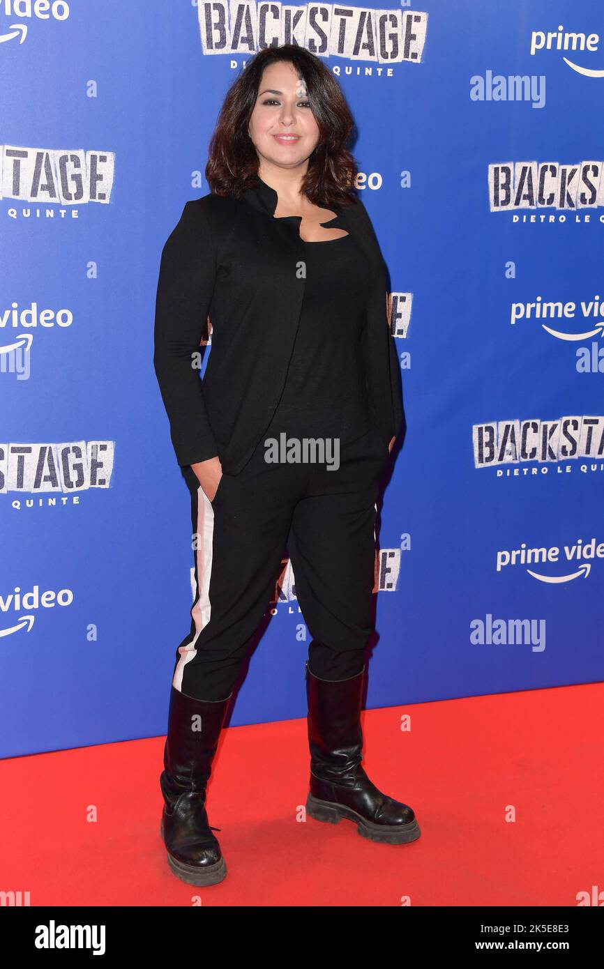 Rome, Italy. 07th Oct, 2022. Karin Proia attends the red carpet of the ...