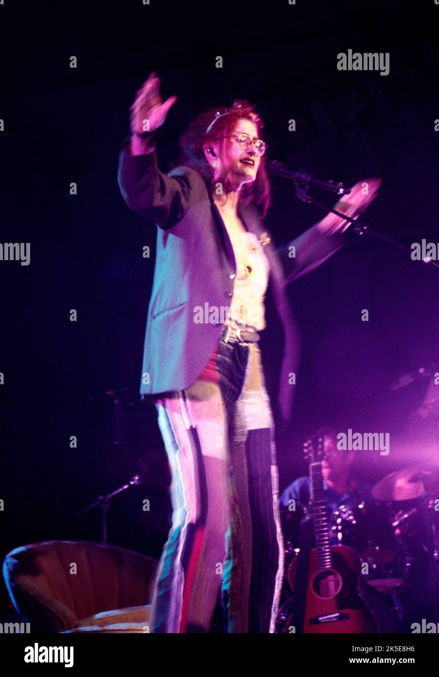Scottish singer Eddi Reader performing at the Guildford Folk & Blues ...