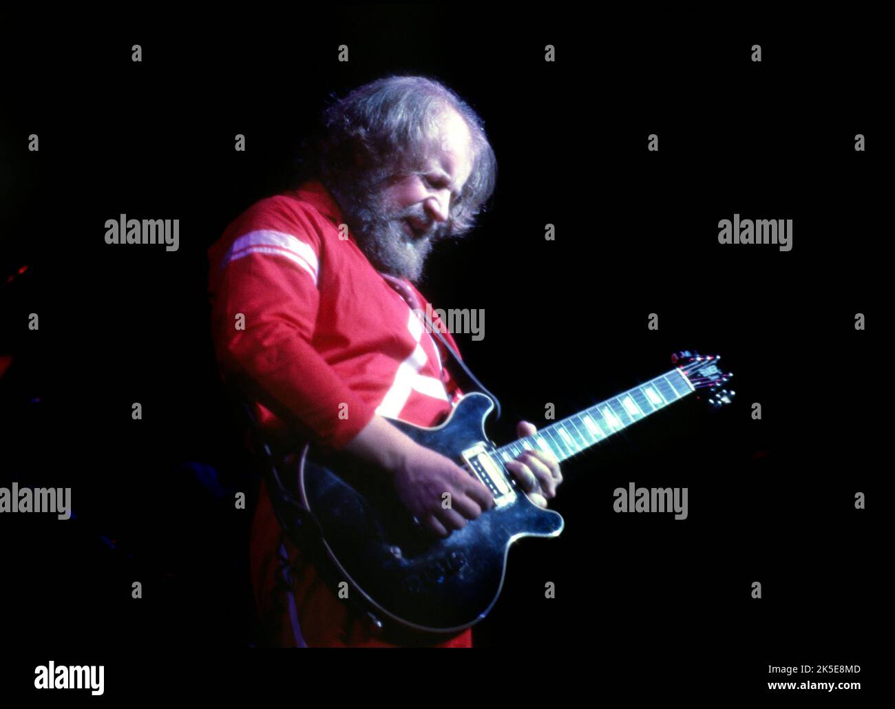 English guitarist Martin Barré performing with Jethro Tull at the Royal ...