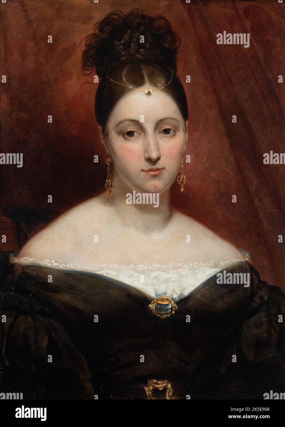 Portrait de Maria Malibran, 1831 Stock Photo - Alamy