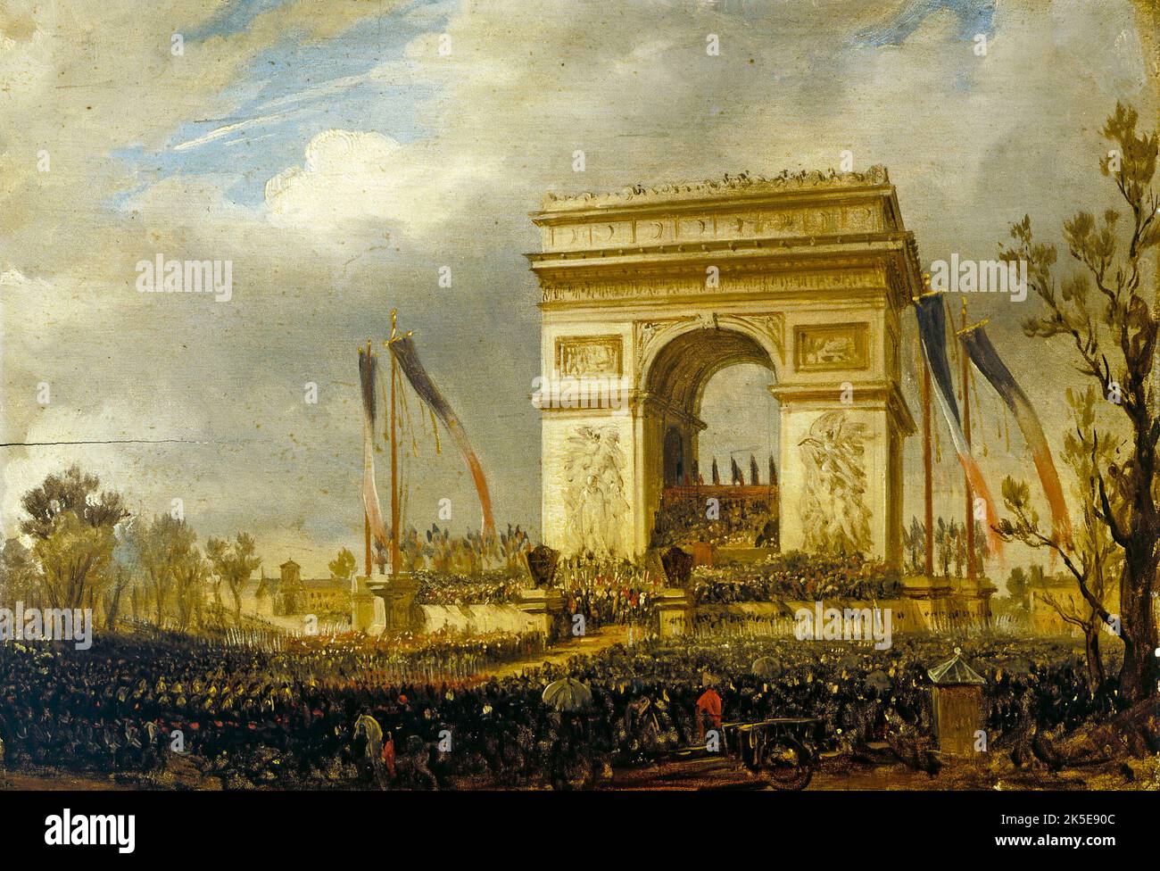 La fête de la Fraternité, le 20 avril 1848, place de l'Étoile ...