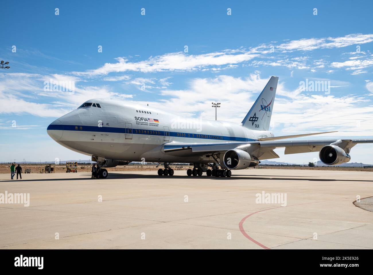NASA SOFIA aircraft 747SP N747NA returns to Armstrong Flight Research ...