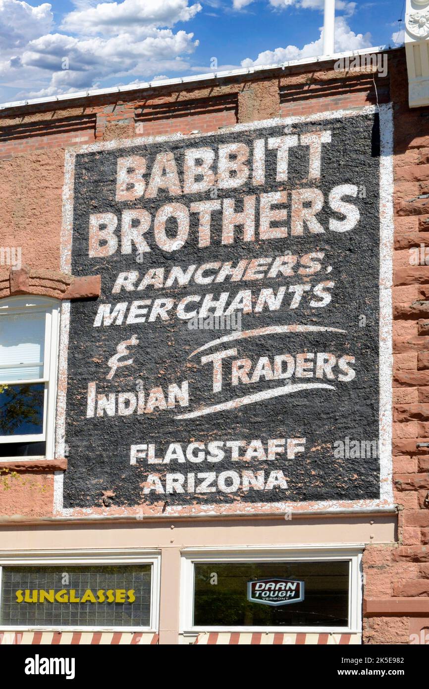 Babbitt Brothers Ranchers Merchants & Indian Traders store on the ...