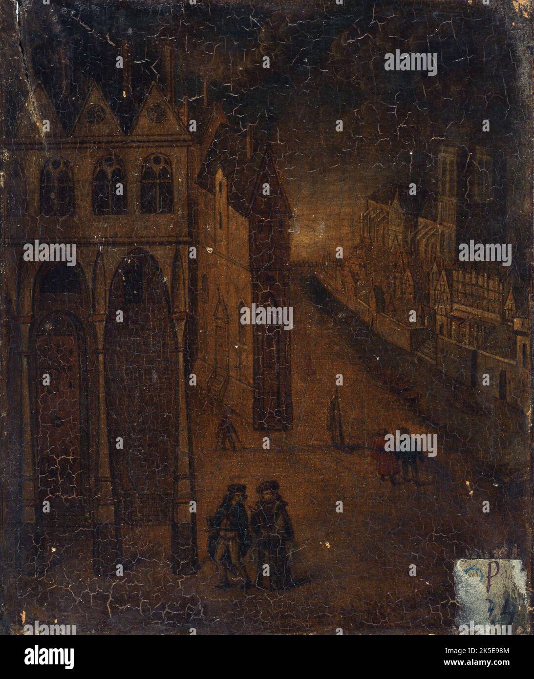 Parlour of the bourgeois in the 15th century, current Place du Châtelet ...