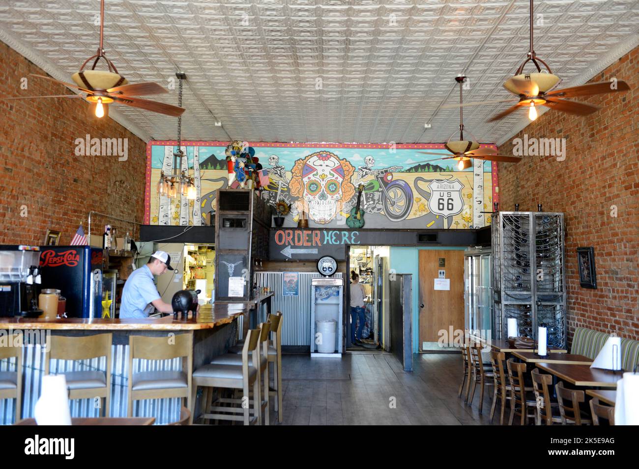 Bandoleros 66 Tex-Mex informal eatery on E Aspen Street in downtown ...