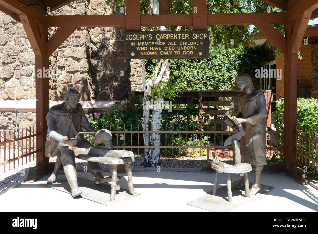 Memorial to all the children who have died unborn outside the Church of ...