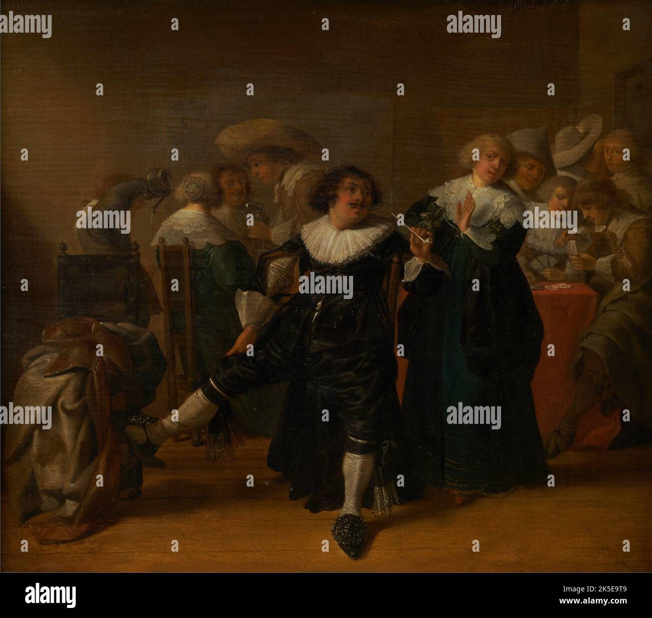 Cabaret scene, between 1630 and 1640 Stock Photo - Alamy